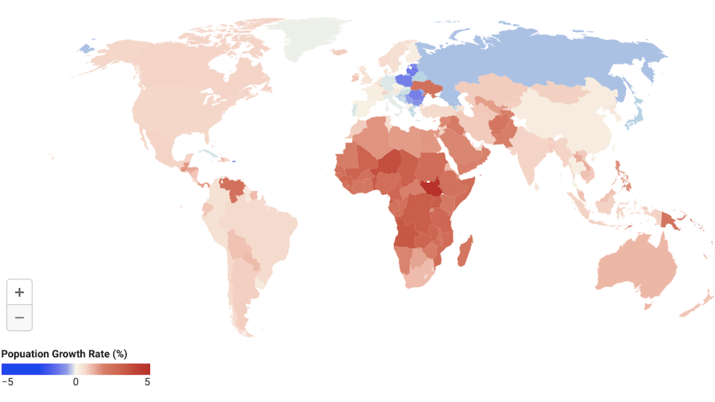World's Fastest Growing Populations | The Message by Yan Vana